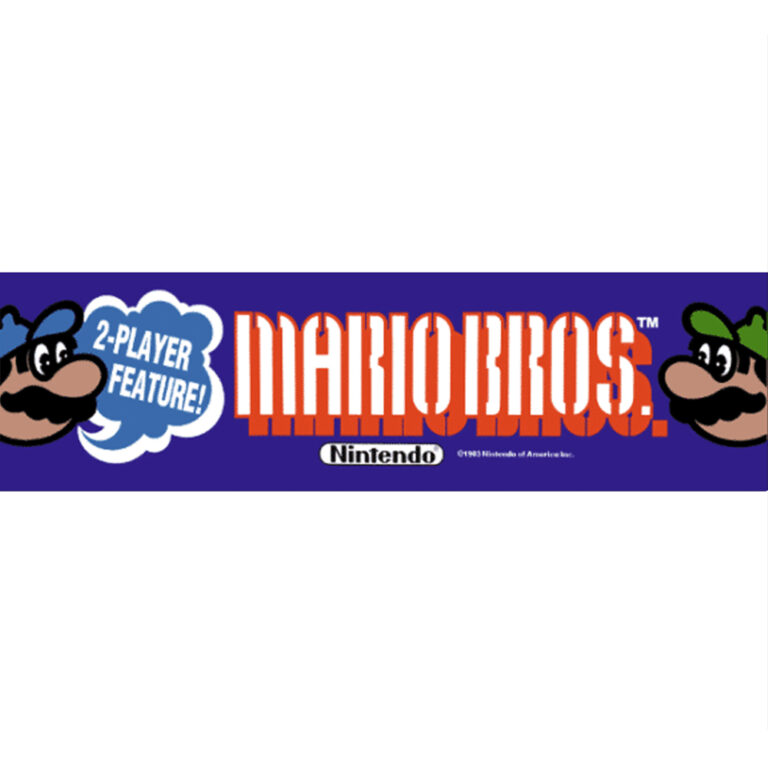 Mario-bros Marquee - GameOnGrafix