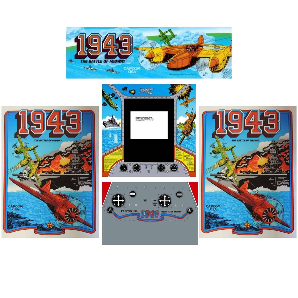 1943 Arcade Restoration Kit - GameOnGrafix