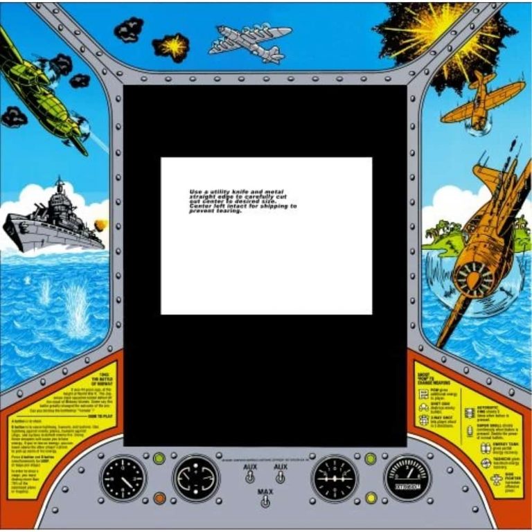 Asteroids Deluxe bezel - GameOnGrafix