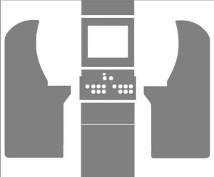 Arcade1up Control Panel Custom Graphics Riser Decals & Side Art - Game ...