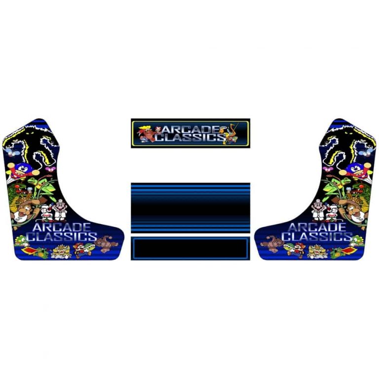 Custom Bartop Kits Arcade Graphics Kit - Game On Grafix