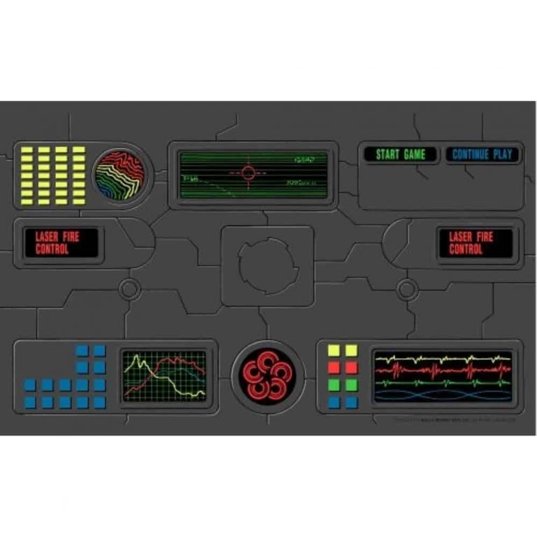 Asteroids Deluxe Upright CPO Panel 2 - GameOnGrafix