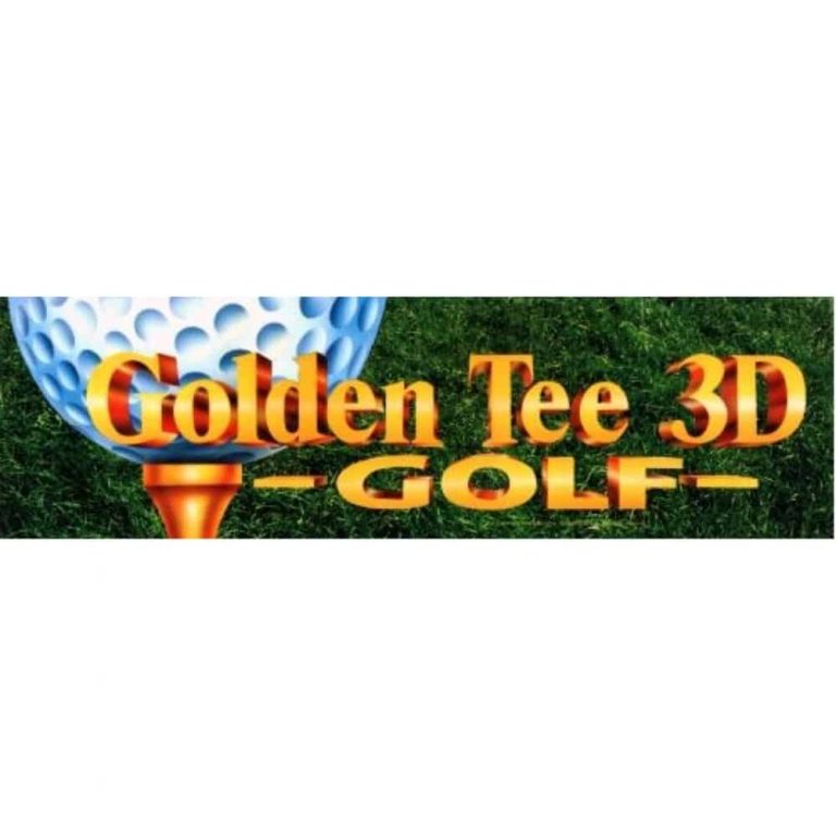 Golden Tee 3D Golf Marquee - GameOnGrafix