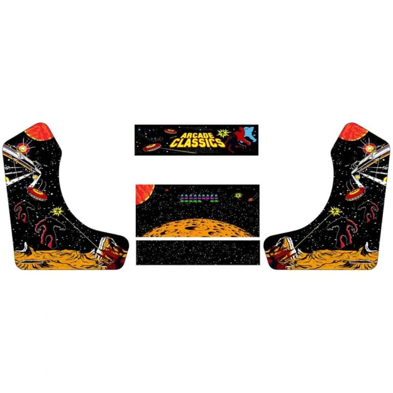 Custom Bartop Kits Arcade Graphics Kit - Game On Grafix
