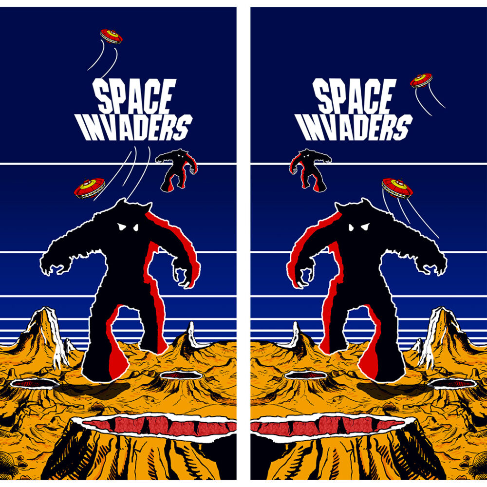 Space Invaders Taito Fantasy Sideart 3 - GameOnGrafix