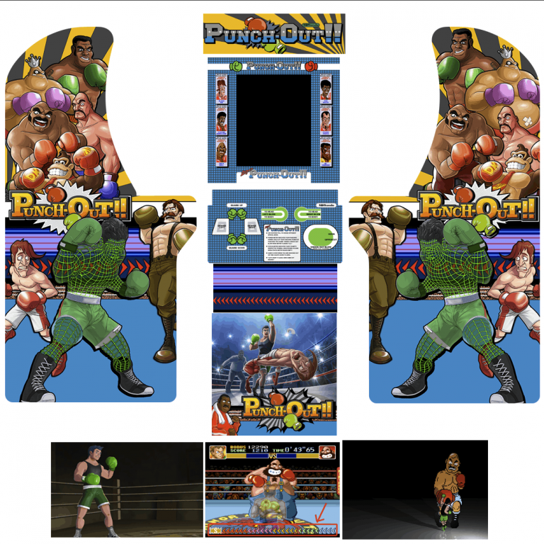 Arcade1up Control Panel Custom Graphics, Riser Decals & Side Art - Game ...