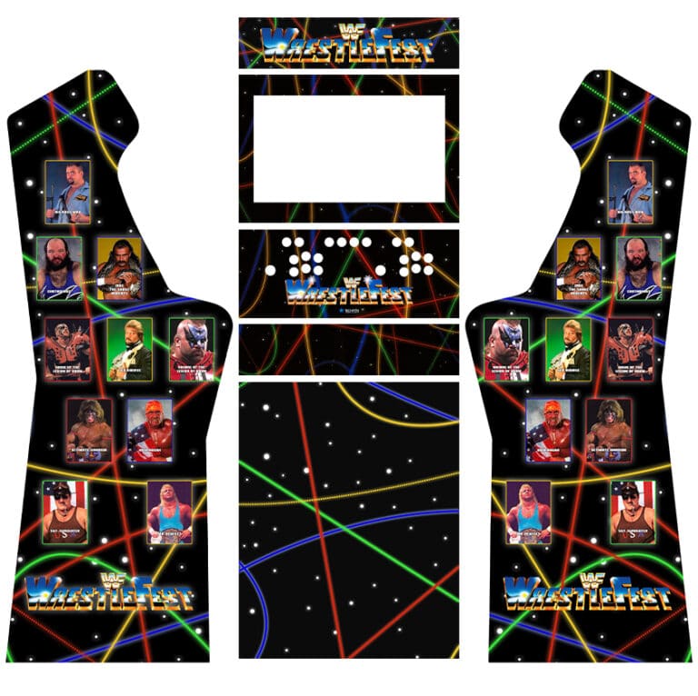 WrestleFest 3/4 Micro Center Arcade Kit - GameOnGrafix