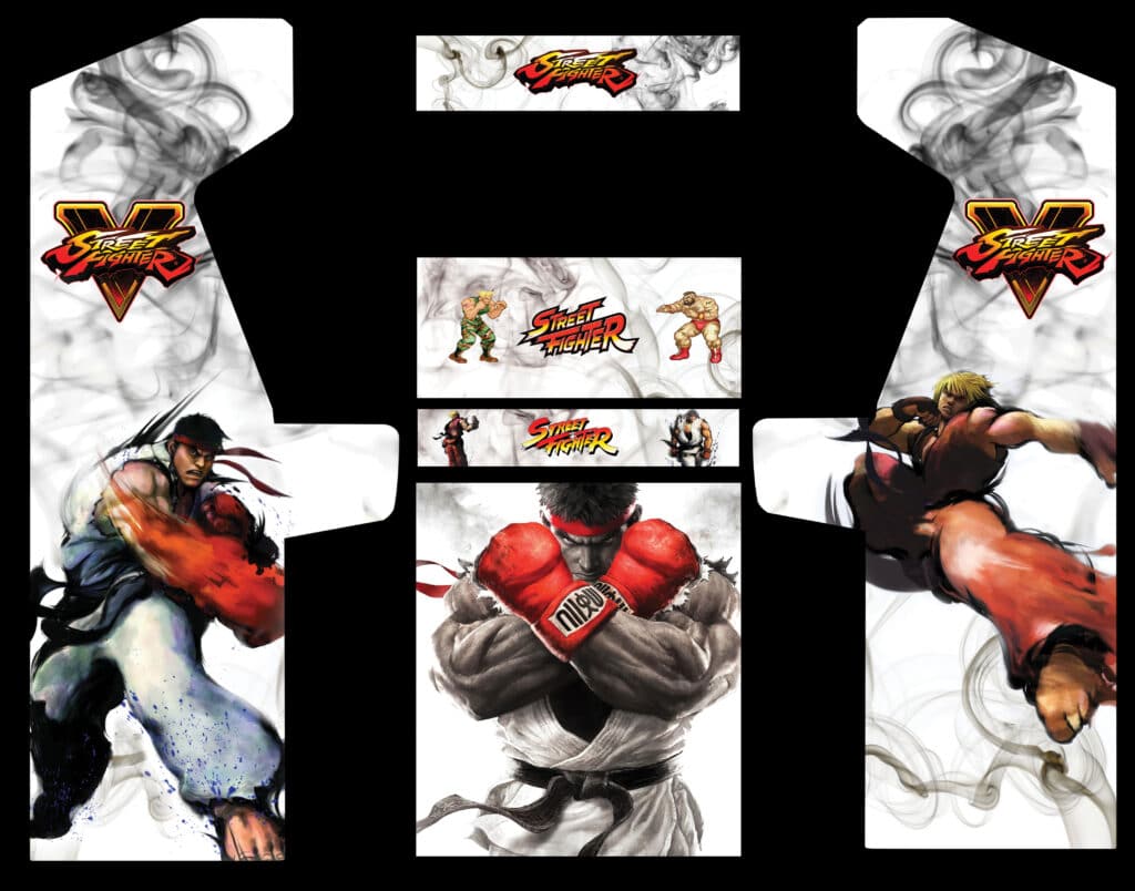 Street Fighter V Microcenter 32 Kit - GameOnGrafix