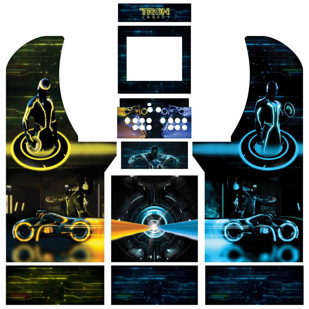 Arcade1up SteamPunk Multicade side art - Game On Grafix