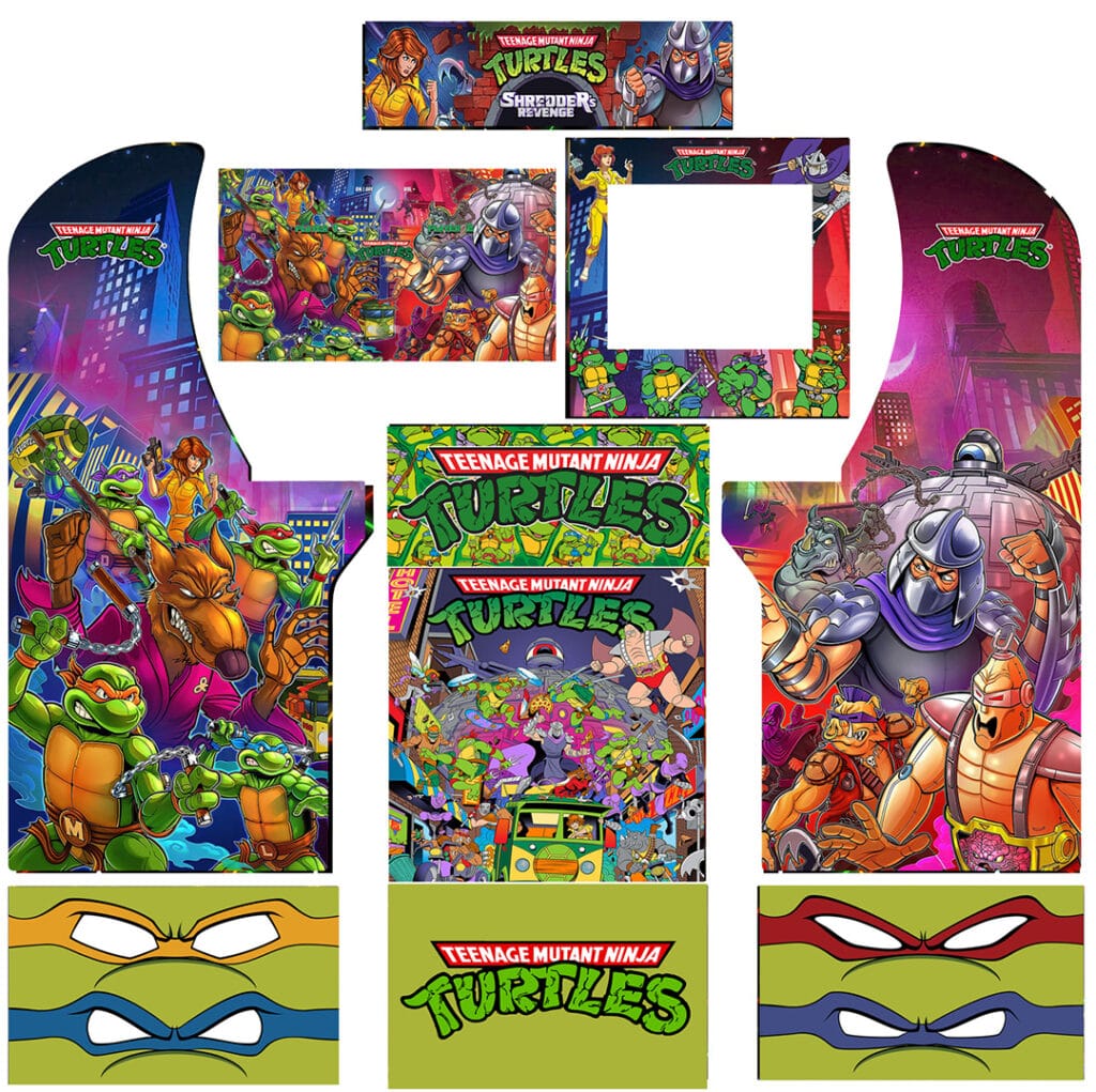 TMNT Arcade1Up Arcade Kit - GameOnGrafix