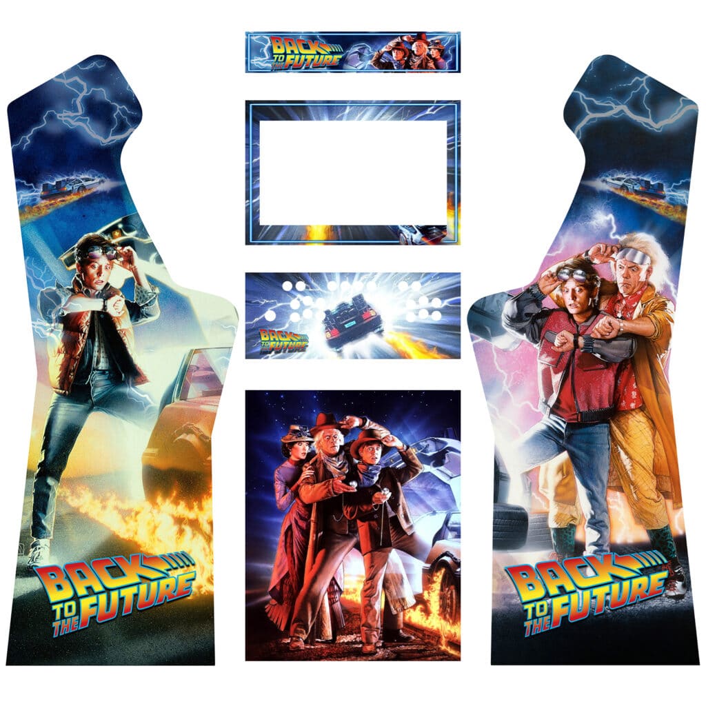 Back To The Future 3/4 Micro Center Arcade Graphics - GameOnGrafix