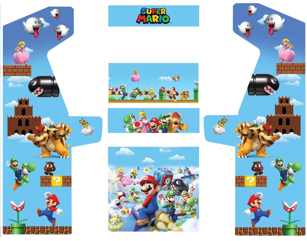 Super Mario Microcenter 32 Kit - GameOnGrafix