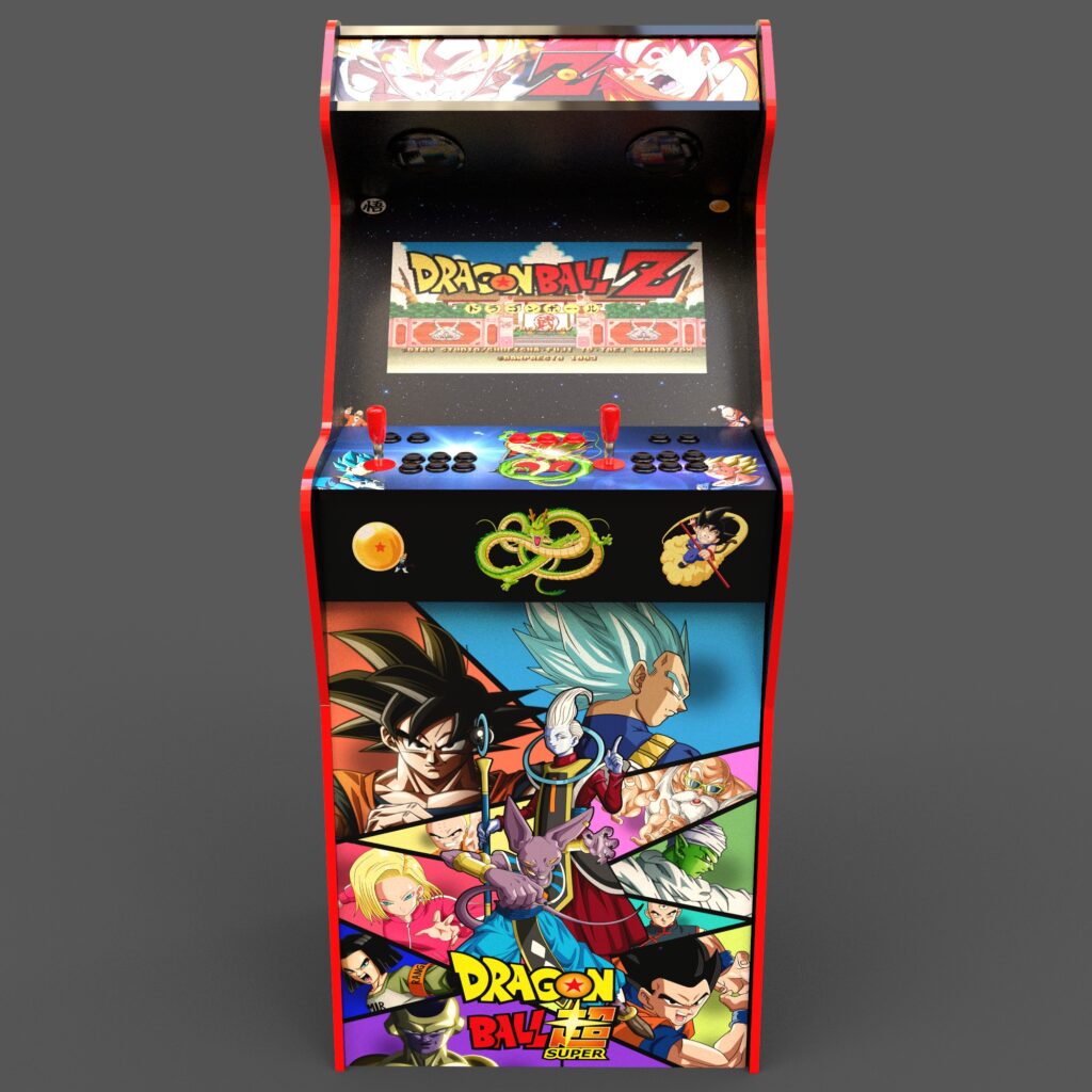 Dragon Ball Z 3/4 Micro Center Arcade Graphics - GameOnGrafix