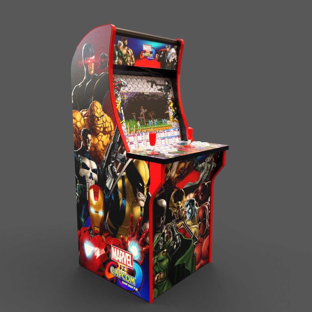 Arcade1up Control Panel Custom Graphics, Riser Decals & Side Art - Game ...