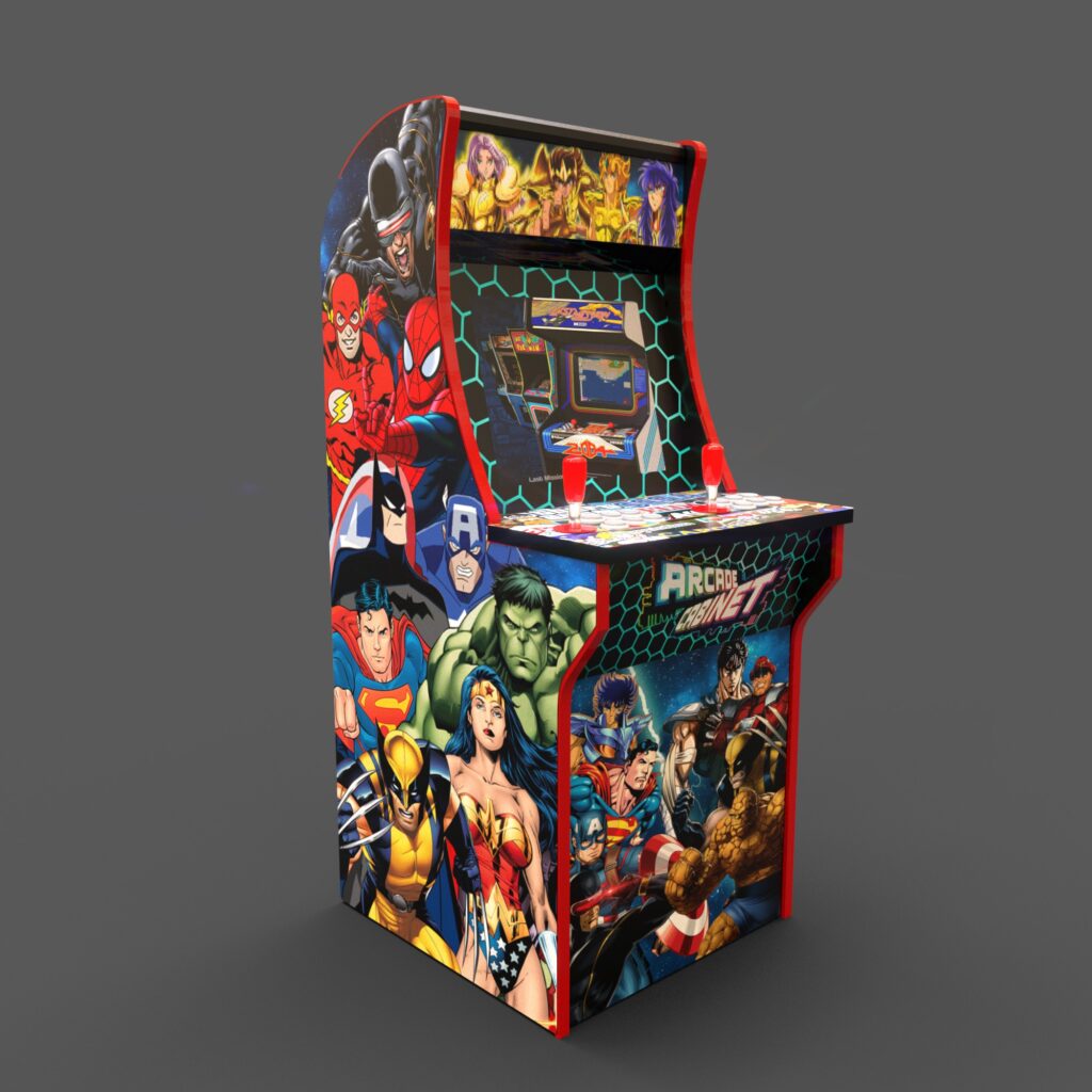 Arcade1up Control Panel Custom Graphics, Riser Decals & Side Art - Game ...