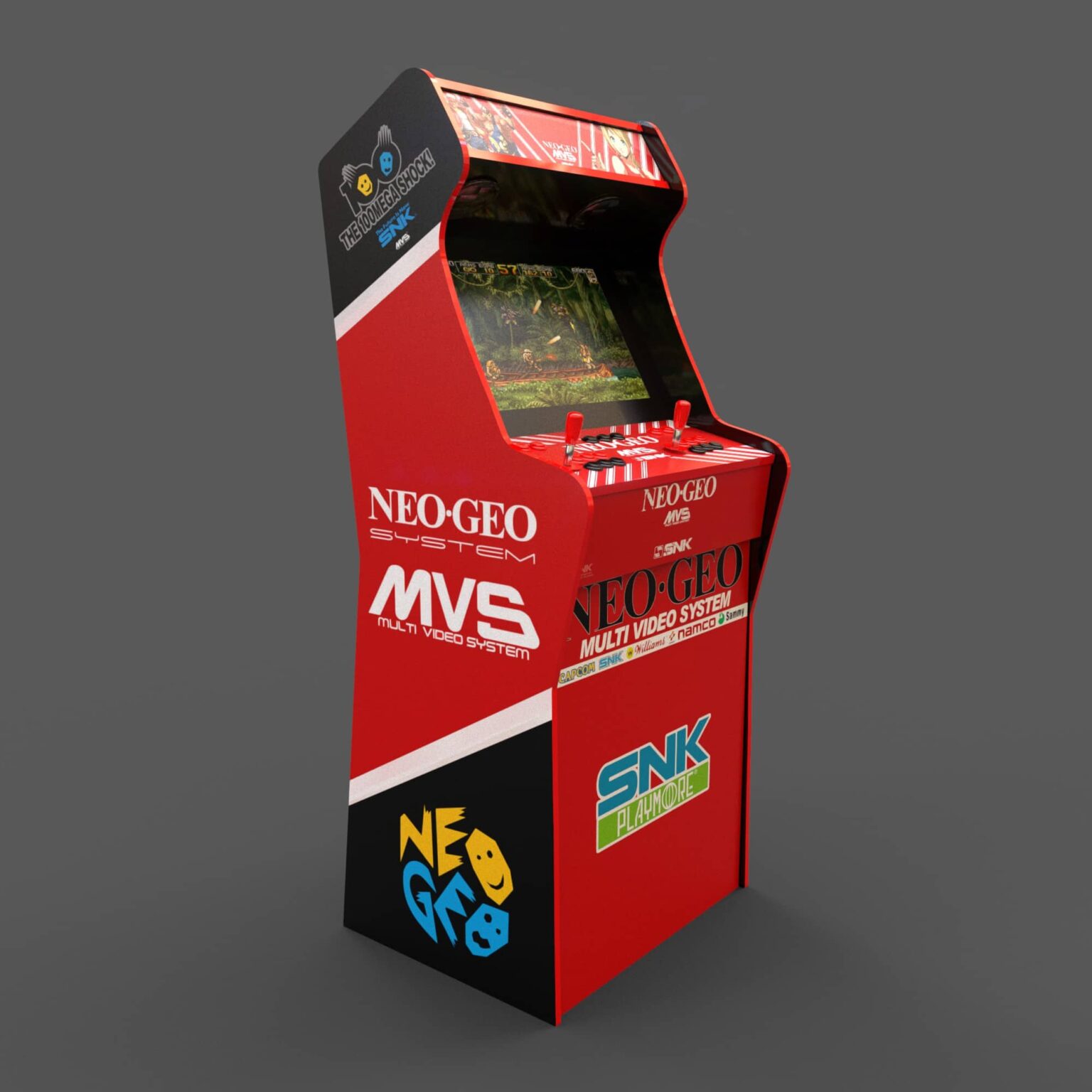 Neogeo 3/4 Micro Center Arcade Graphics - GameOnGrafix