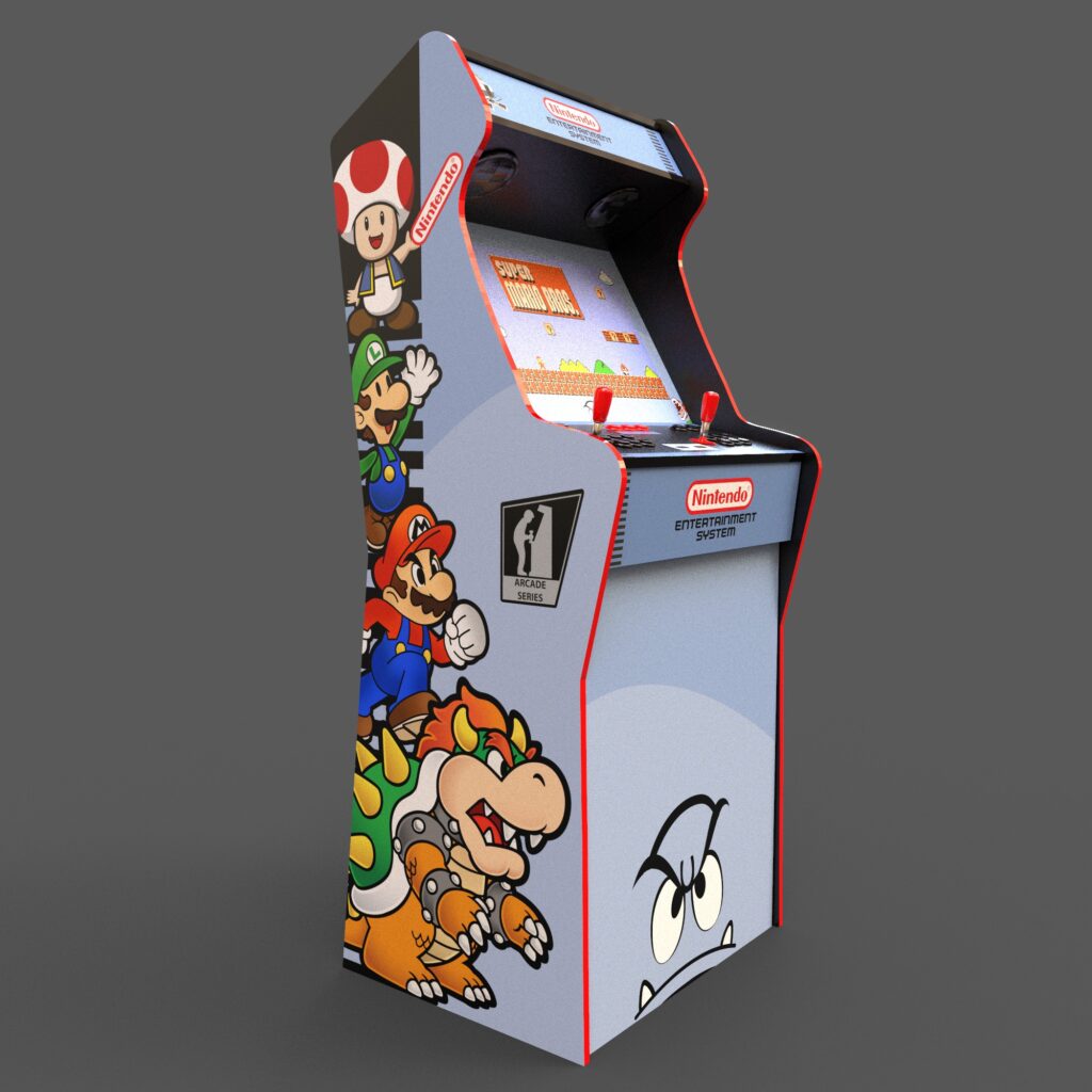 Nintendo V.1 3/4 Micro Center Arcade Graphics - GameOnGrafix
