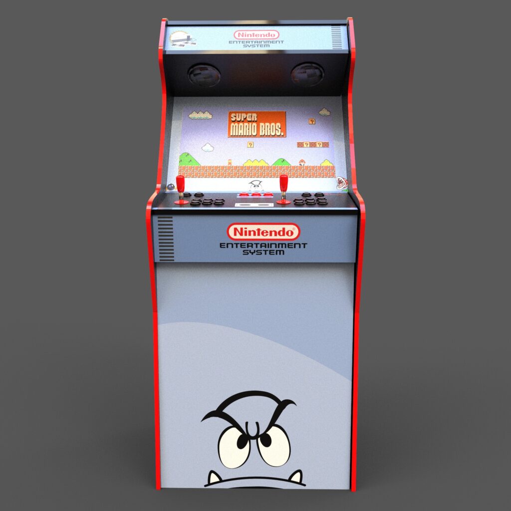 Nintendo V.1 3/4 Micro Center Arcade Graphics - GameOnGrafix