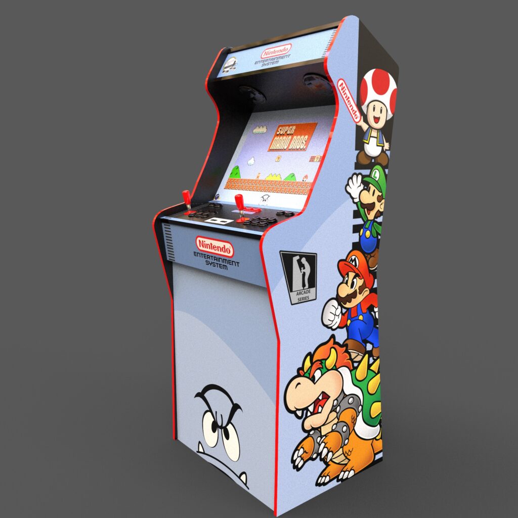 Nintendo V.1 3/4 Micro Center Arcade Graphics - GameOnGrafix