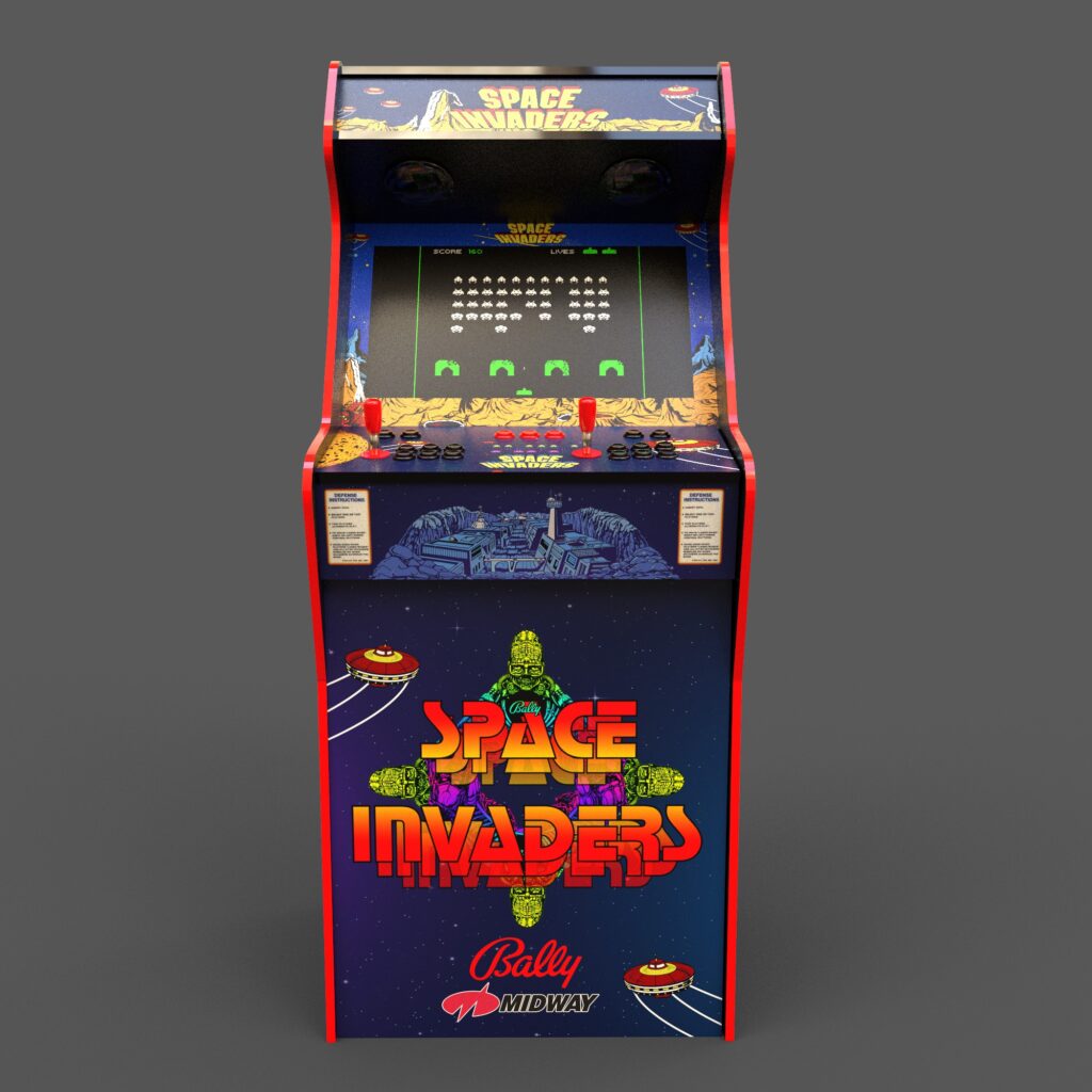 Space Invaders 3/4 Micro Center Arcade Graphics - GameOnGrafix
