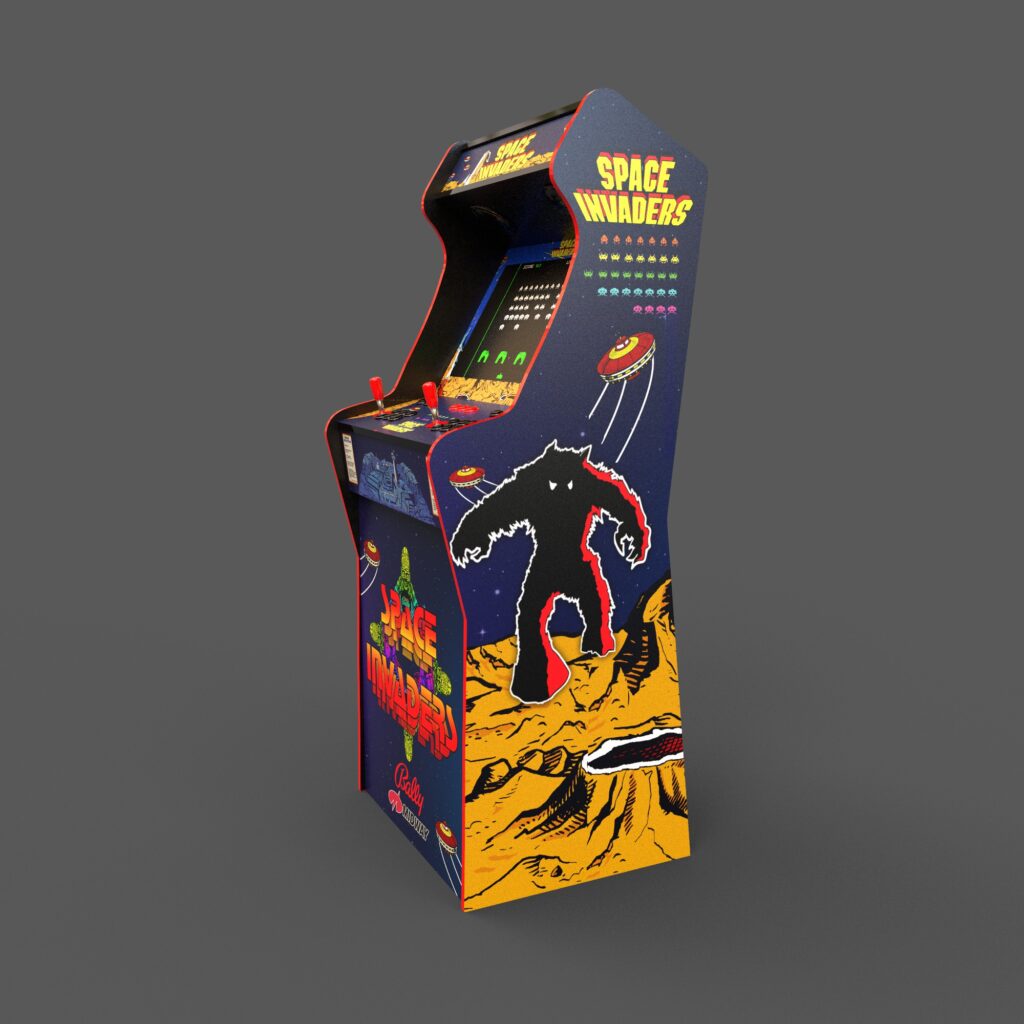 Space Invaders 3/4 Micro Center Arcade Graphics - GameOnGrafix