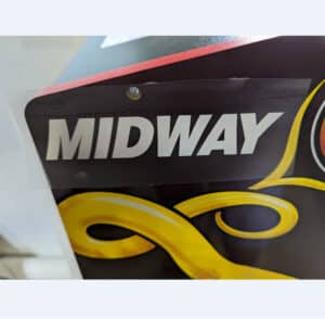 Midway Logo For Arcade1up Mortal Kombat 30th Anniversary Free Shipping!