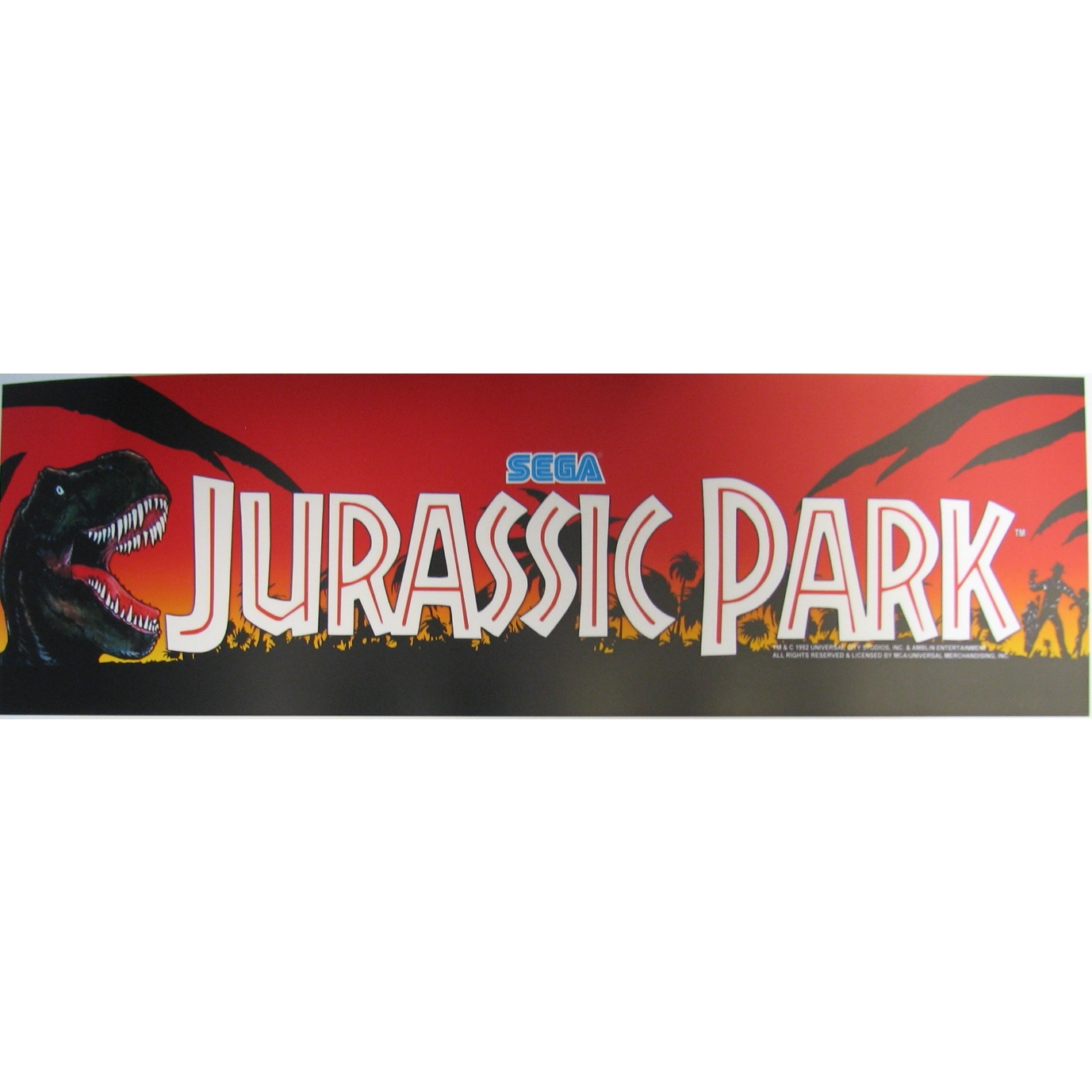 Jurassic Park Marquee - Bargain Bin - 26 Inches Wide X 8 Inches Tall ...