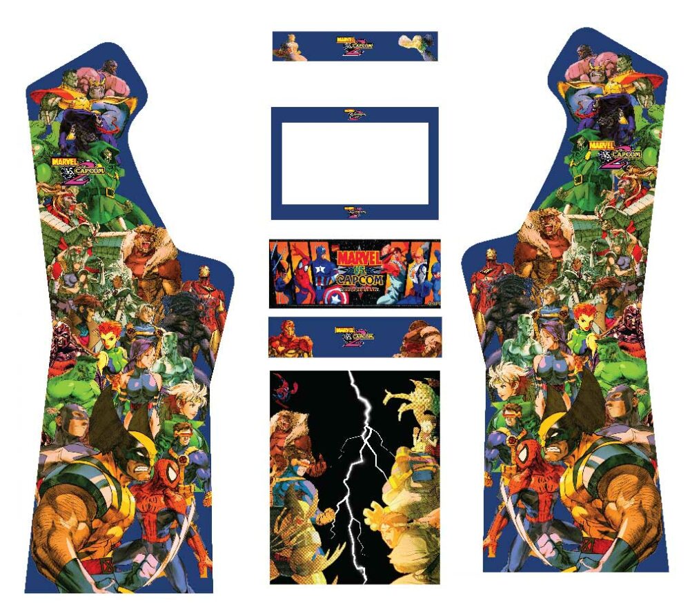 Marvel Vs Capcom 2 3/4 Micro Center Arcade Graphics - GameOnGrafix