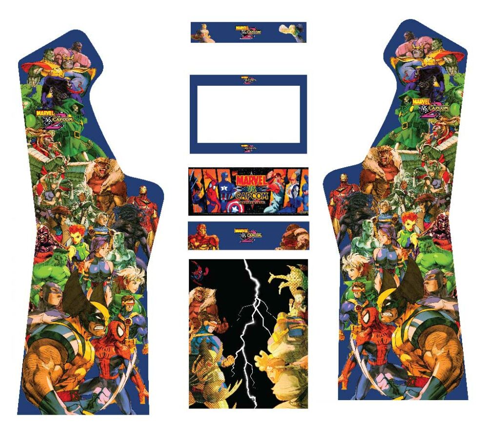 Marvel Vs Capcom 2 3/4 Micro Center Arcade Graphics - GameOnGrafix