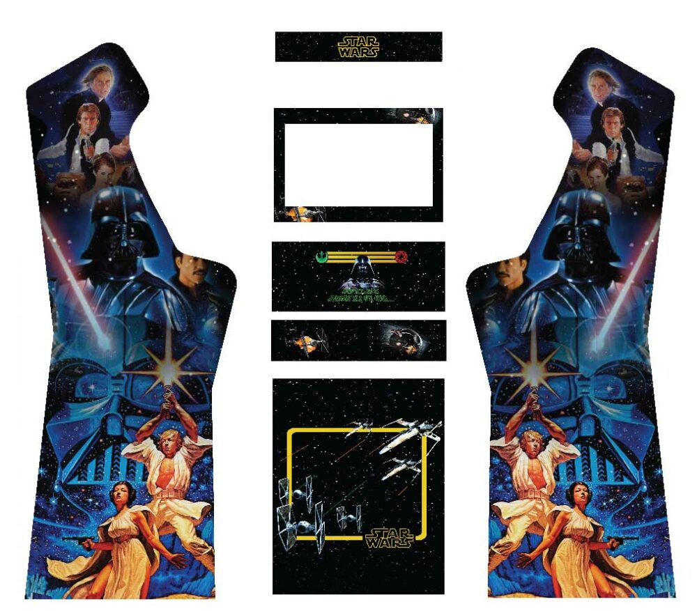 Star Wars V2 - 3/4 Micro Center Arcade Graphics - GameOnGrafix