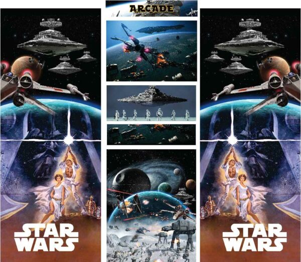 Star Wars V1 - 3/4 Micro Center Arcade Graphics - GameOnGrafix