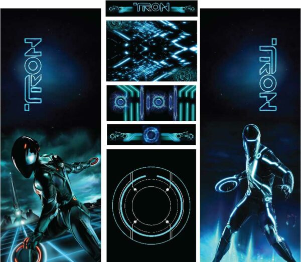 Tron V3 - 3/4 Micro Center Arcade Graphics - GameOnGrafix