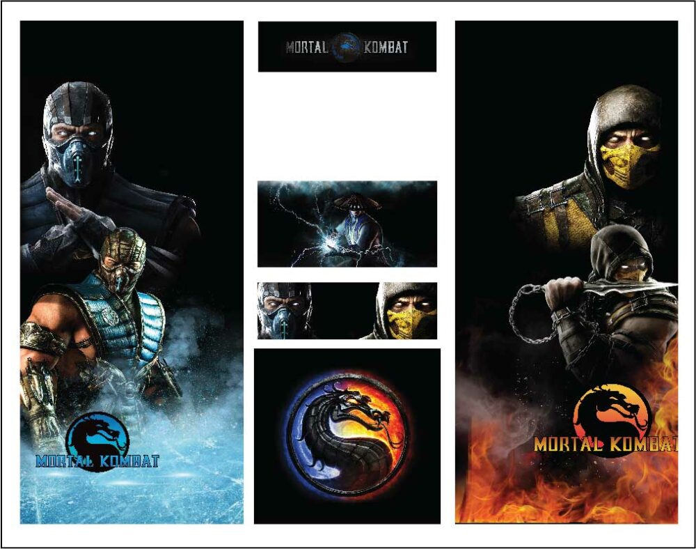 Mortal Kombat V3 Microcenter 32 Kit - GameOnGrafix