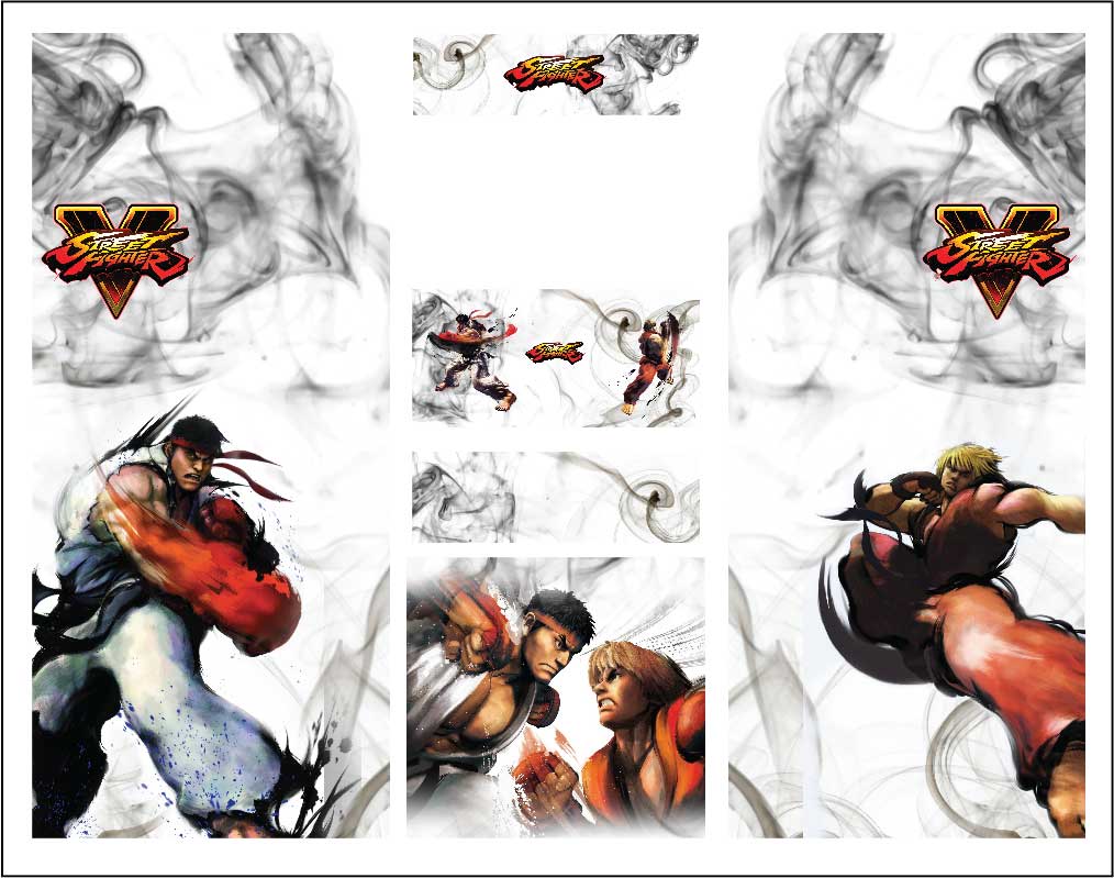 Street Fighter V2 Microcenter 32 Kit - GameOnGrafix