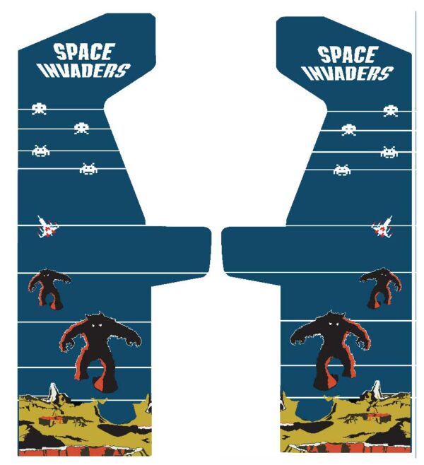 Space Invaders Microcenter 32 Kit - GameOnGrafix