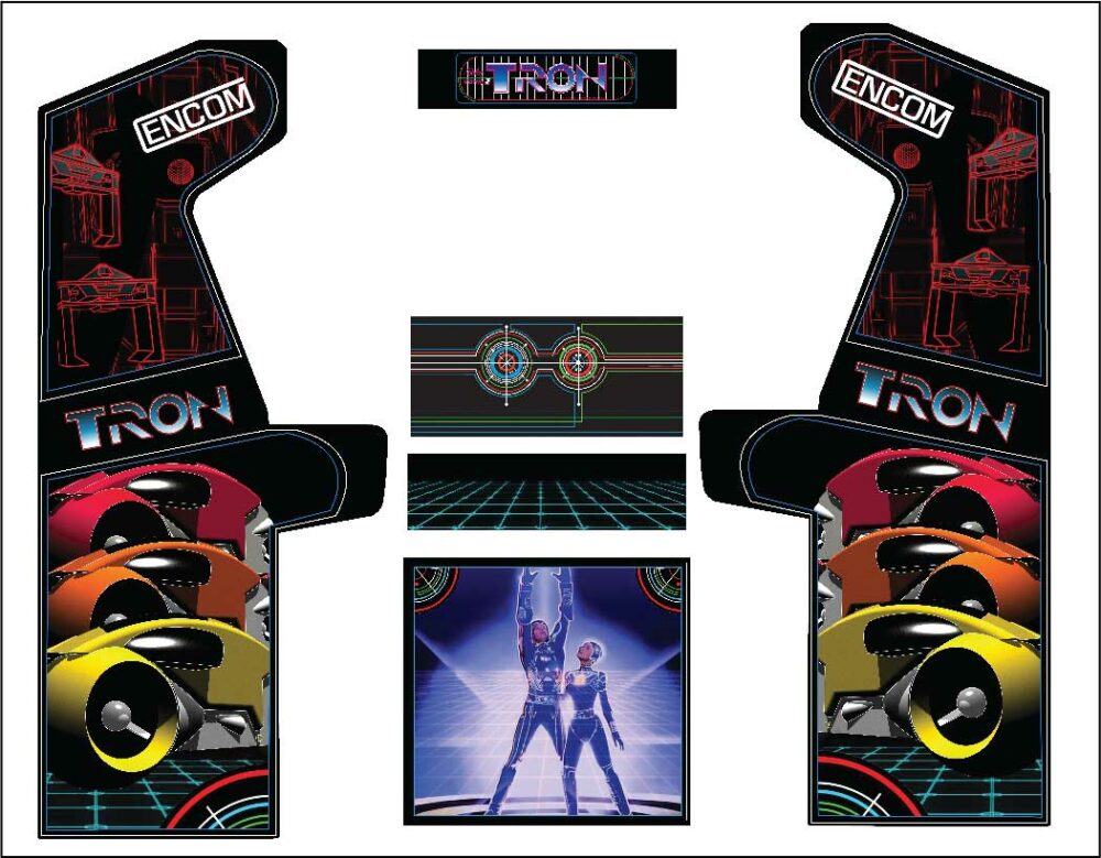 Tron V1 Microcenter 32 Kit - GameOnGrafix
