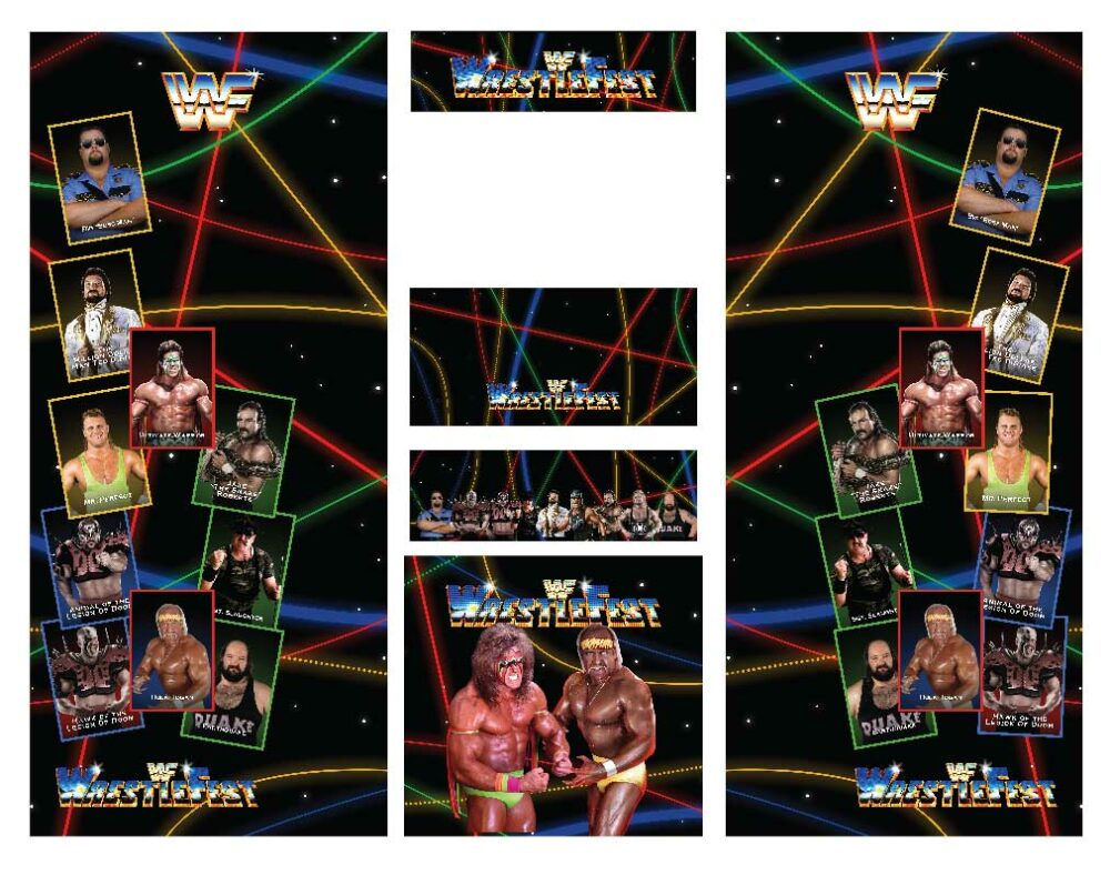 WWF Wrestlefest Microcenter 32 Kit - GameOnGrafix