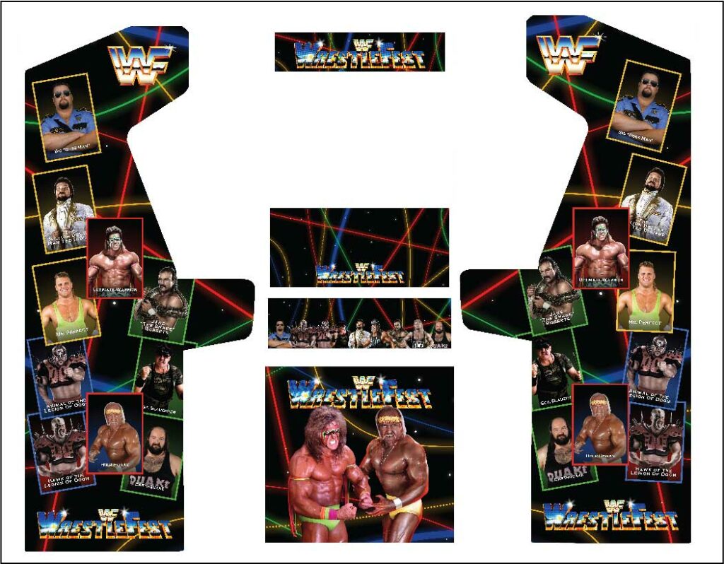 WWF Wrestlefest Microcenter 32 Kit - GameOnGrafix