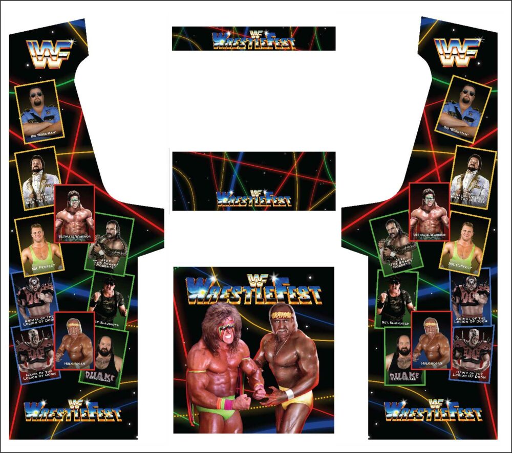 WWF Wrestlefest Geek Pub Kit - GameOnGrafix