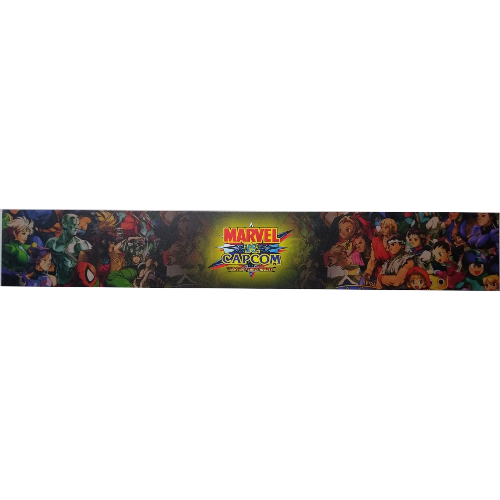 Marvel Vs Capcom Marquee - Bargain Bin - 27 X 4.25 Inches - GameOnGrafix
