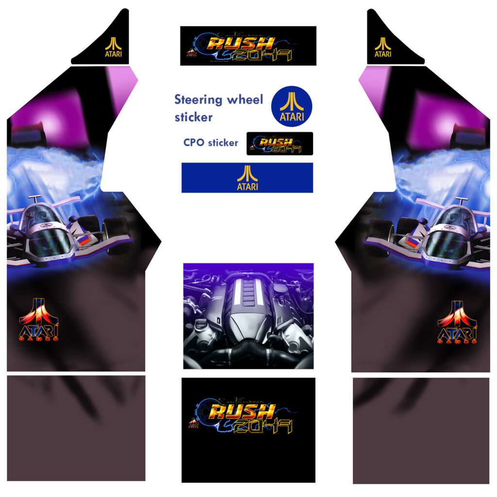 Tapper 1up Arcade Graphics Kit - GameOnGrafix