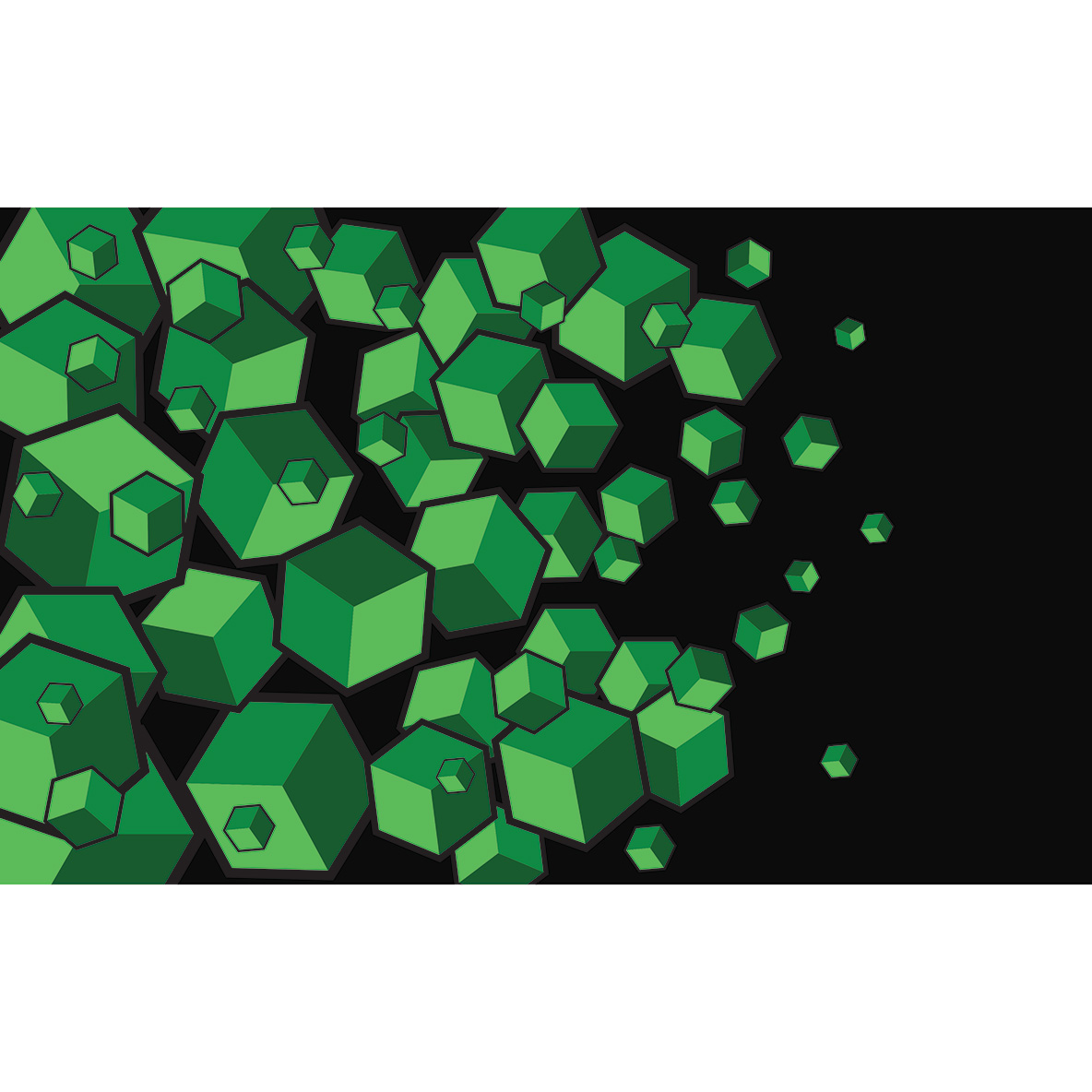 Green Cubes Control Panel CPO - GameOnGrafix