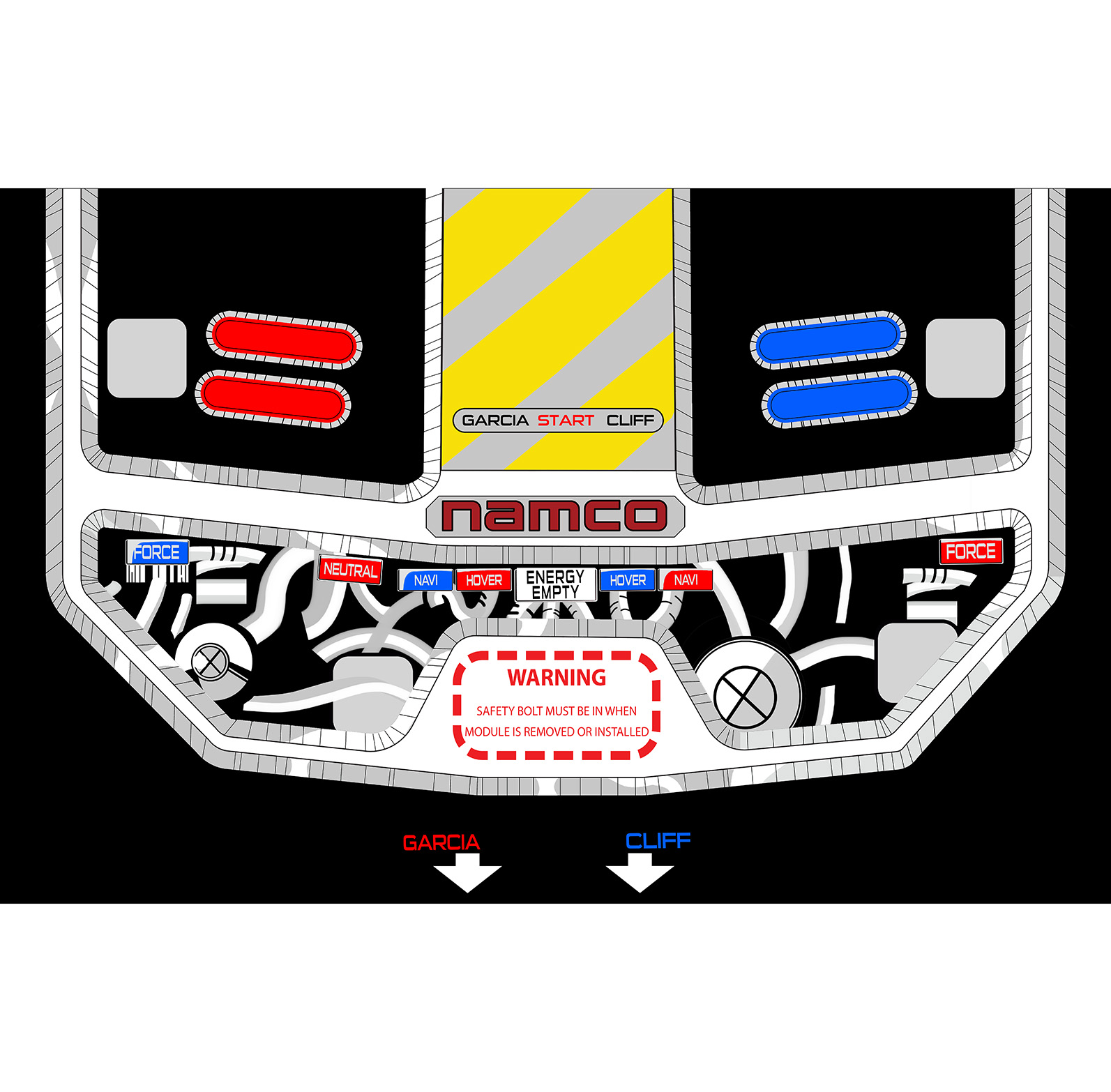 Steel Gunner Control Panel CPO - GameOnGrafix