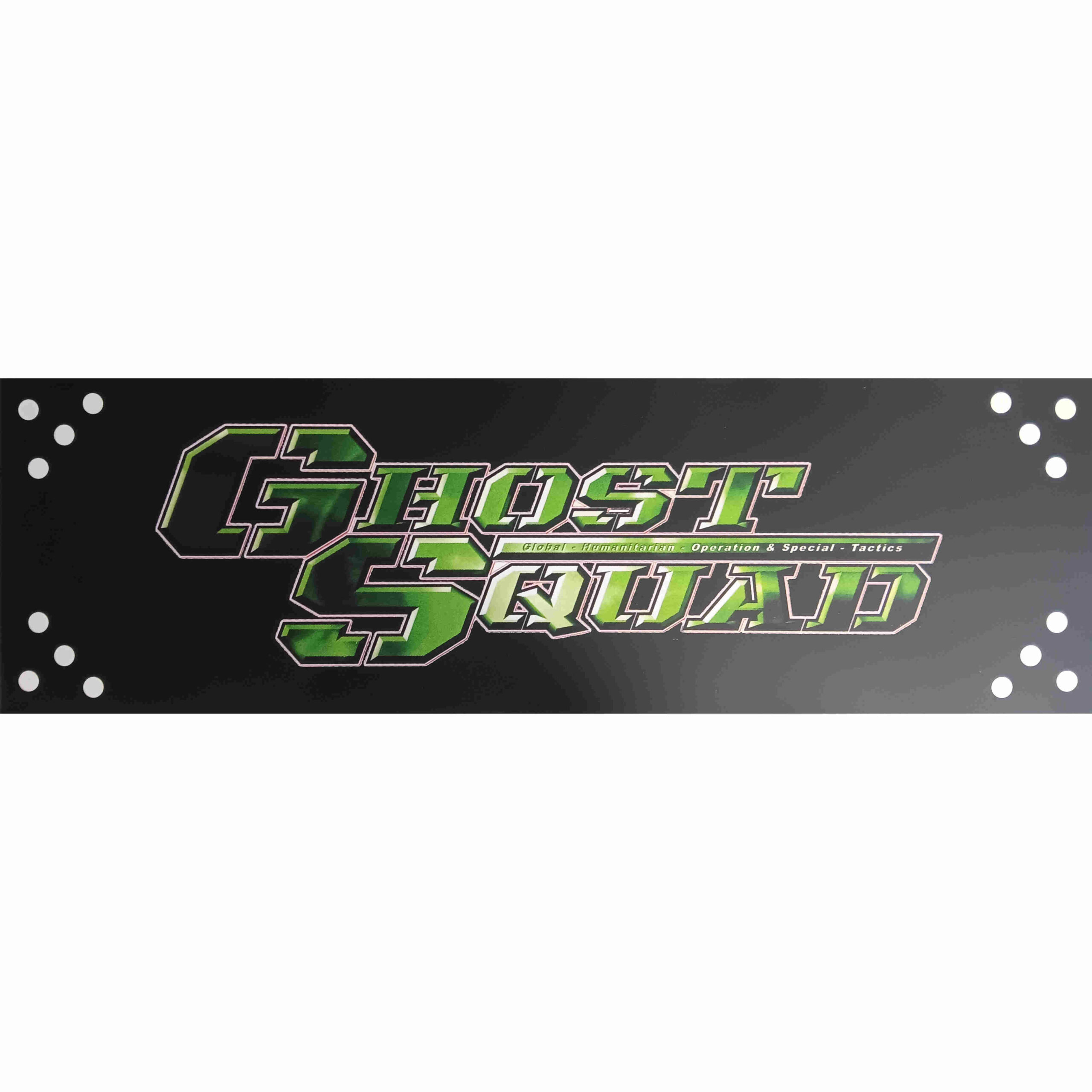 Ghost Squad Ultimate Marquee - Bargain Bin - 25.875 Inches Wide X 8 Tall - GameOnGrafix