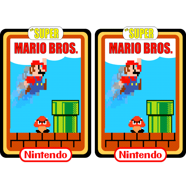 Vs. Super Mario Brothers Side Art - GameOnGrafix