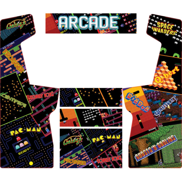 Arcade Game Boards RecRoom Masters 32" Graphics - GameOnGrafix