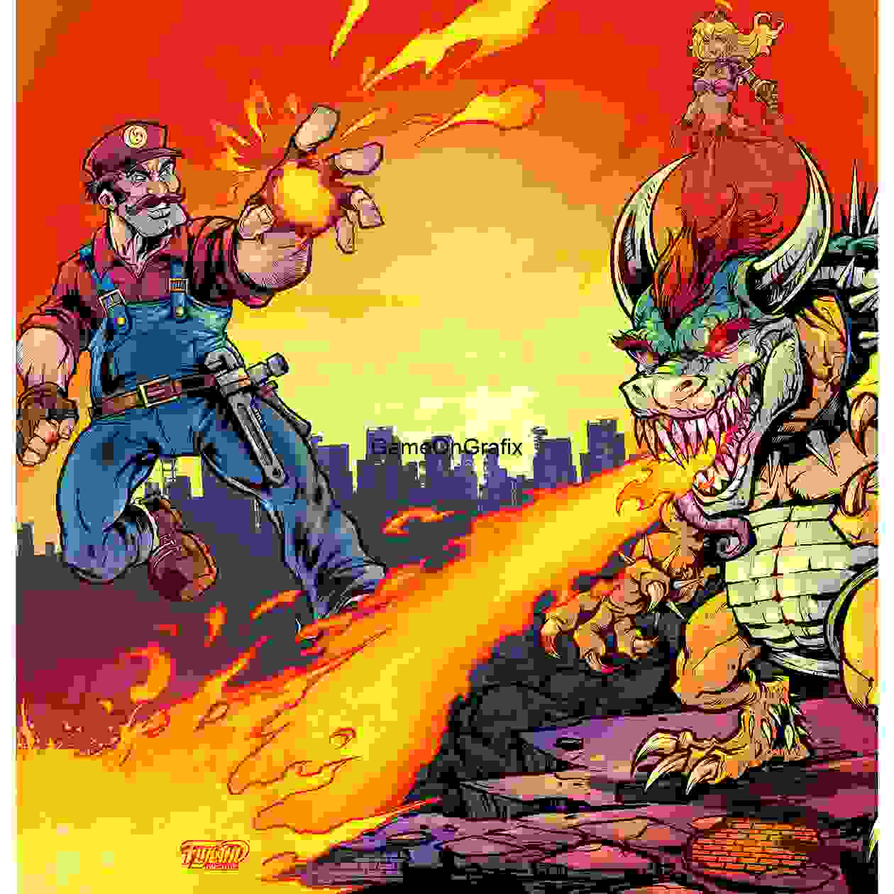 Mario Geek Pub Kit By Flyland - GameOnGrafix