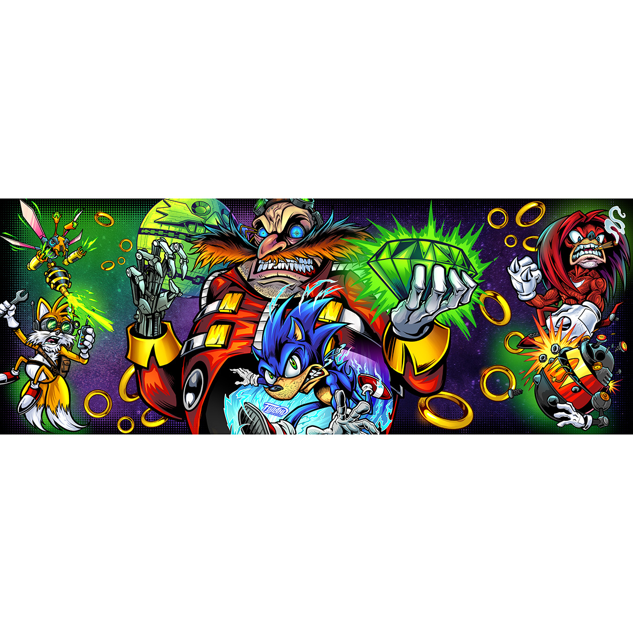 Sonic Control Panel By Flyland - GameOnGrafix